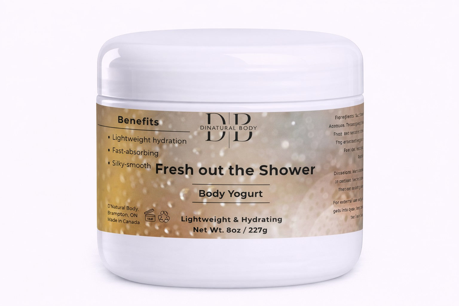 Fresh out the Shower Body Yogurt – D'Natural Body